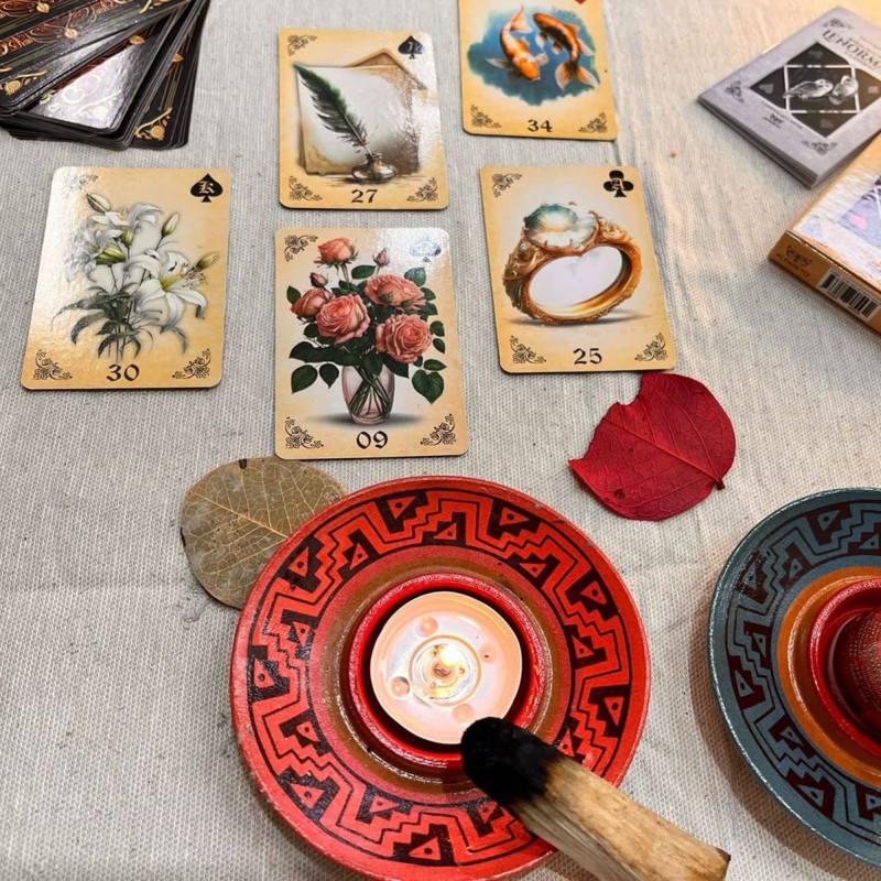 Baralho Cigano Lenormand Clássico Com 40 Cartas Nova Edição🥉 Descubra A Adrenalina Das Apostas